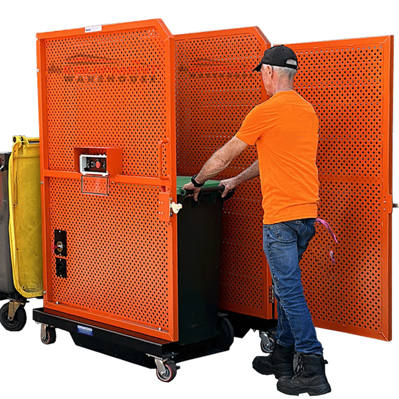 500kg Electric Hydraulic Wheelie Bin Tipper with Gate | Wheelie Bin ...